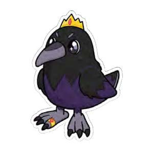 Squishable King Raven Sticker – Super Anime Store