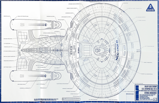 GCS: Posters (USS Enterprise NCC-1701-D), Star Trek Blueprints (Vintag ...