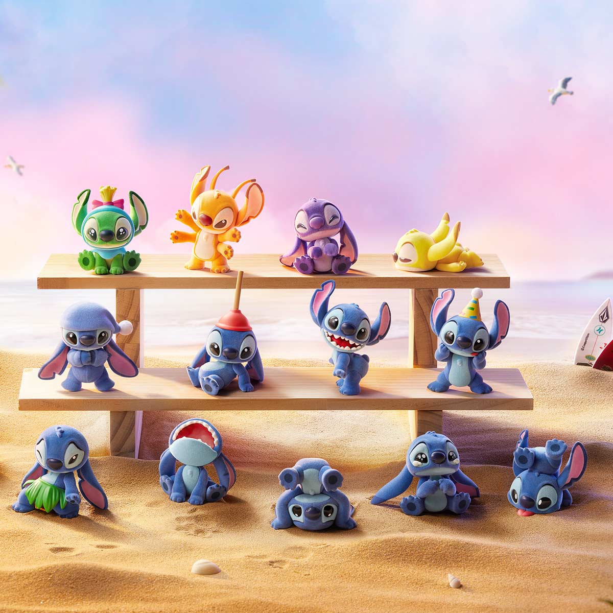 POPMART Disney Stitch Little Emotions Series Figures Blind Box (1 Blind ...
