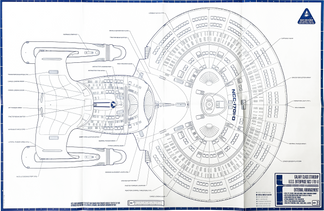 GCS: Posters (USS Enterprise NCC-1701-D), Star Trek Blueprints (Vintag ...