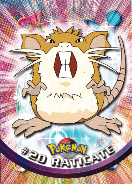 Raticate (20) [Topps TV Animation Edition Series 1 (Third Print ...