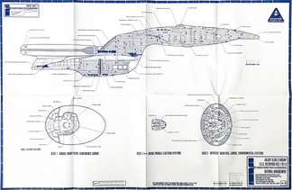 GCS: Posters (USS Enterprise NCC-1701-D), Star Trek Blueprints (Vintag ...