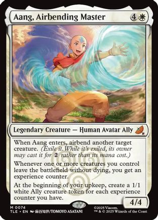 Aang, Airbending Master (TLE-074) - Avatar: The Last Airbender: Eterna ...