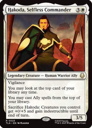 Hakoda, Selfless Commander (TLA-023) - Avatar: The Last Airbender ...