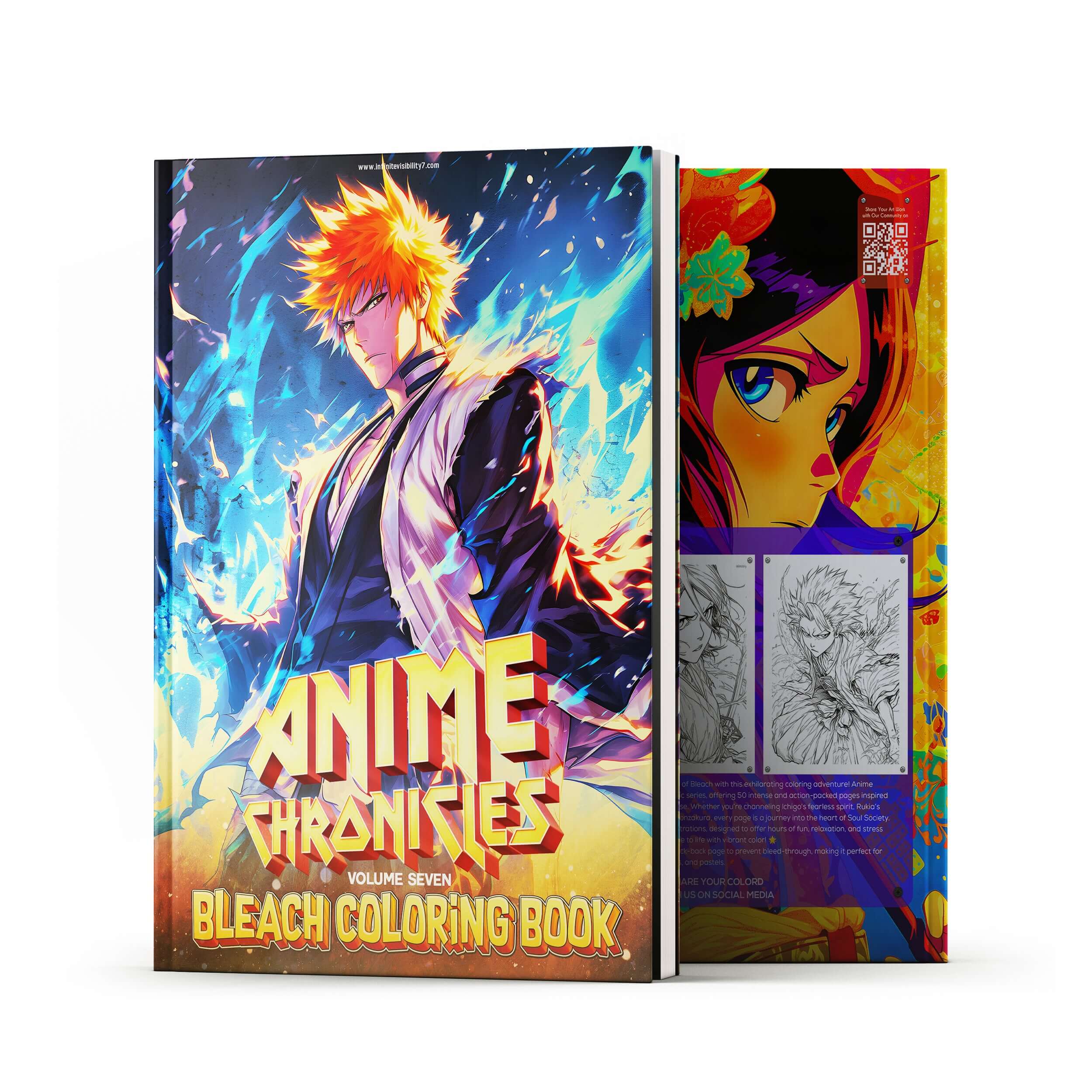Anime Chronicles: Bankai Unleashed! A Bleach Coloring Book (Volume 7 ...