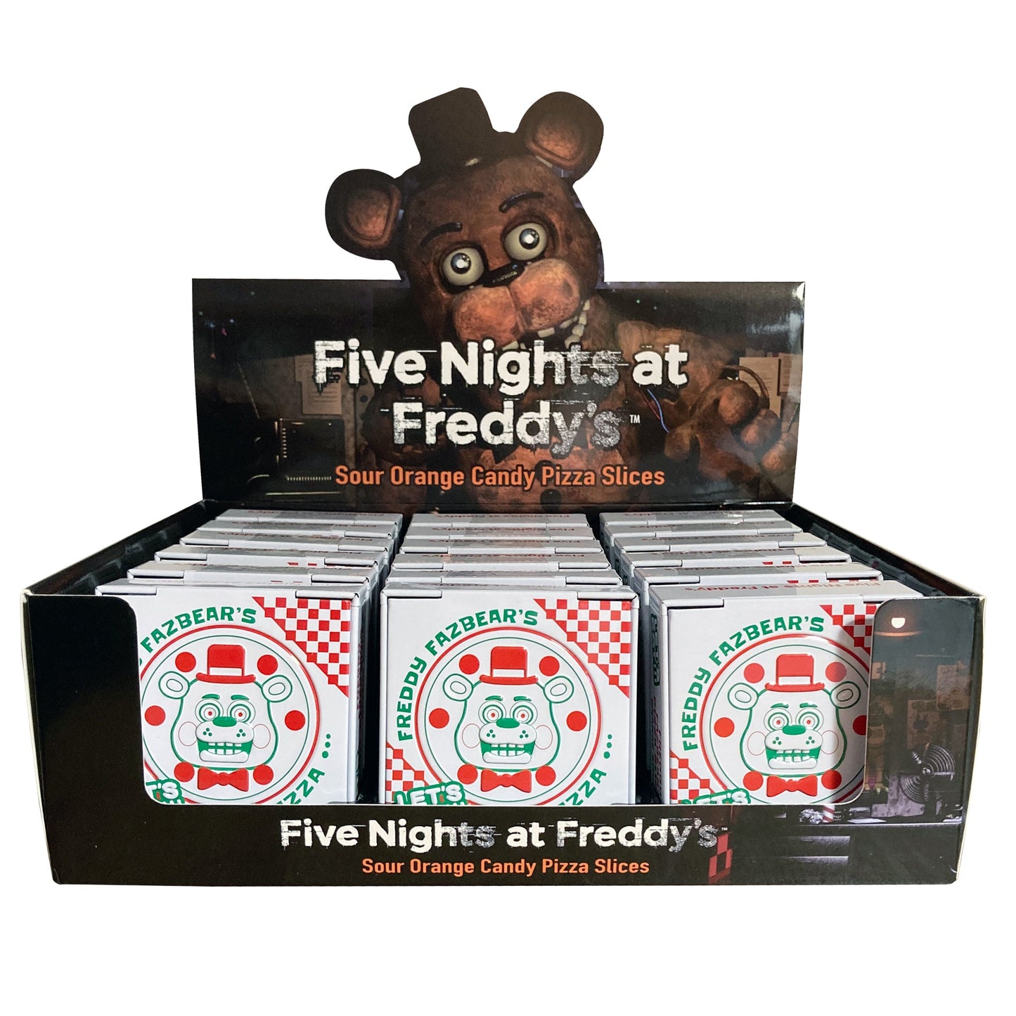 Five Nights at Freddy’s Sour Orange Candy Pizza Slices (34g) - Boston ...
