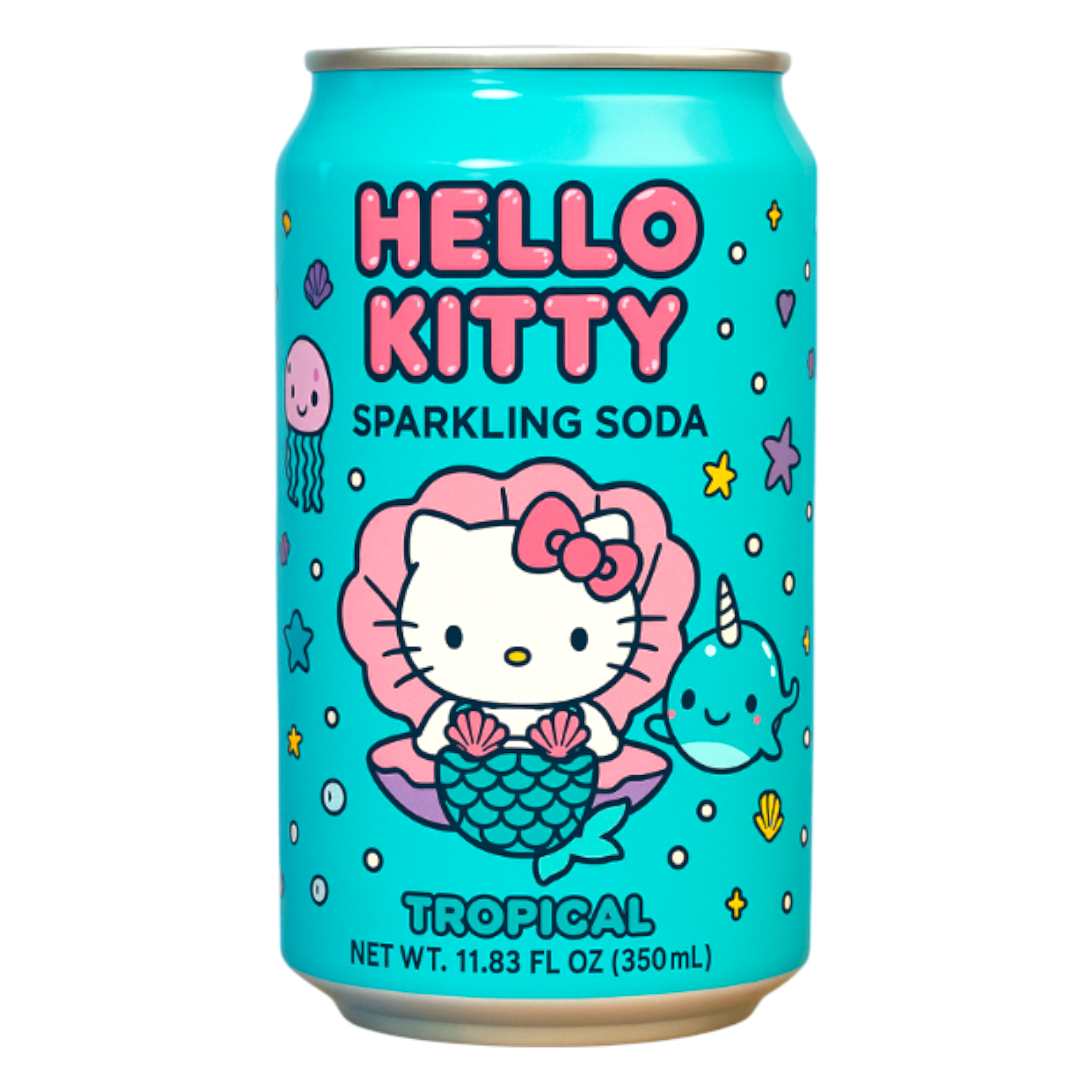 Hello Kitty Sparkling Soda - Tropical (350mL) (Japan) – Super Anime Store