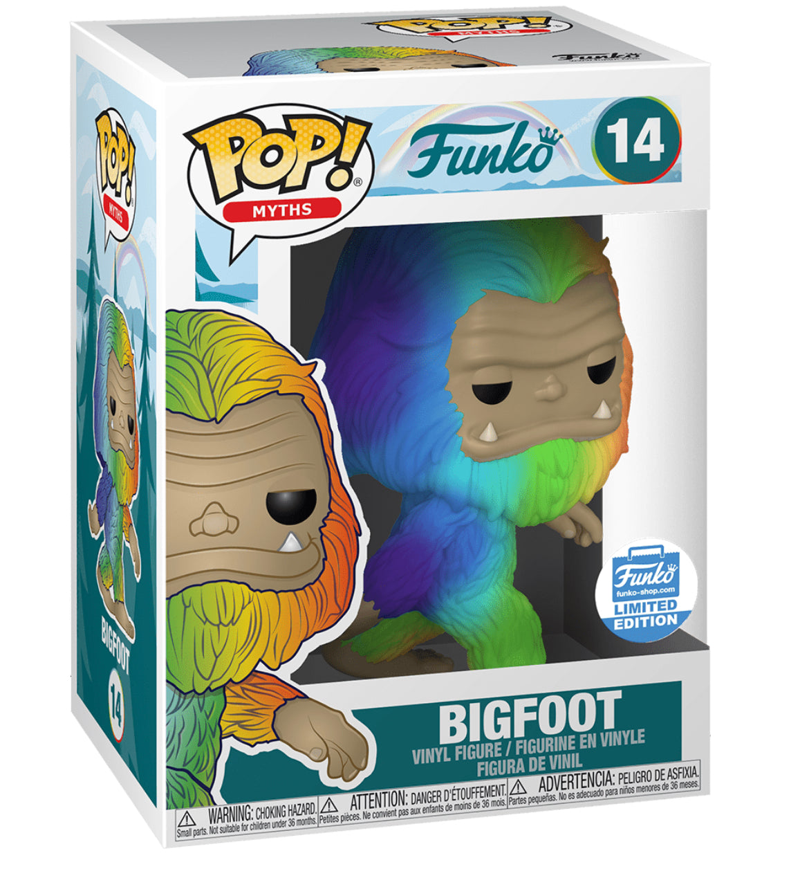 POP! Myths: 14 Funko, Bigfoot (RNBW) Exclusive – Super Anime Store