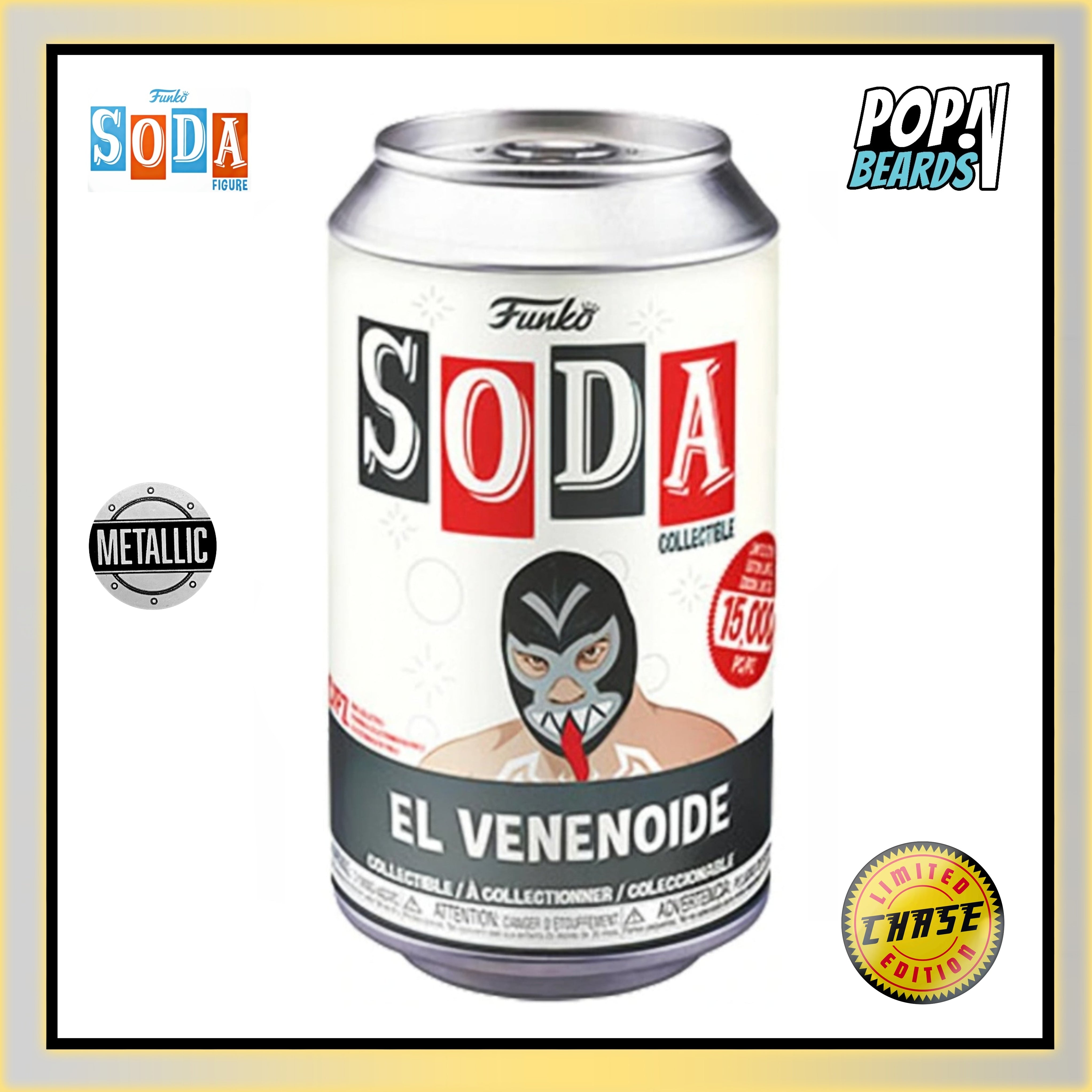Vinyl Soda: Marvel (Luchadores), El Venenoide (Venom) – Super Anime Store