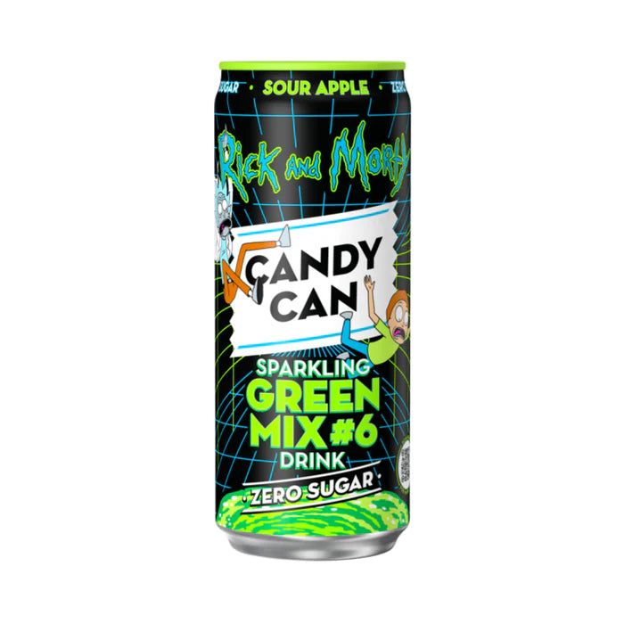 Rick and Morty Sparkling Green Mix #6 - Sour Apple Zero Sugar (330ml ...