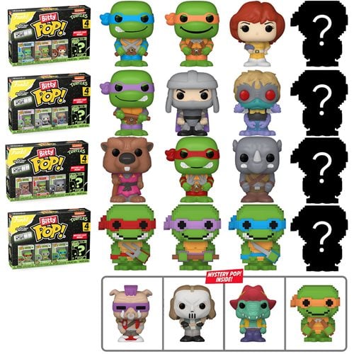 Funko Bitty Pop! Teenage Mutant Ninja Turtles Comics Mini-Figure 4-Pac ...