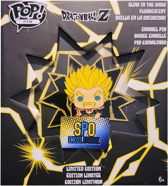 POP! Pin: Animation (DBZ), SS Hercule (GITD (600 PCS) Exclusive – Super ...