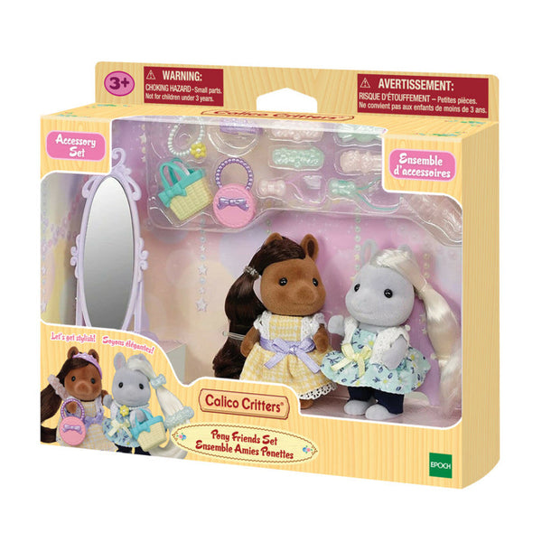 Calico Critters Pony Friends Set – Super Anime Store