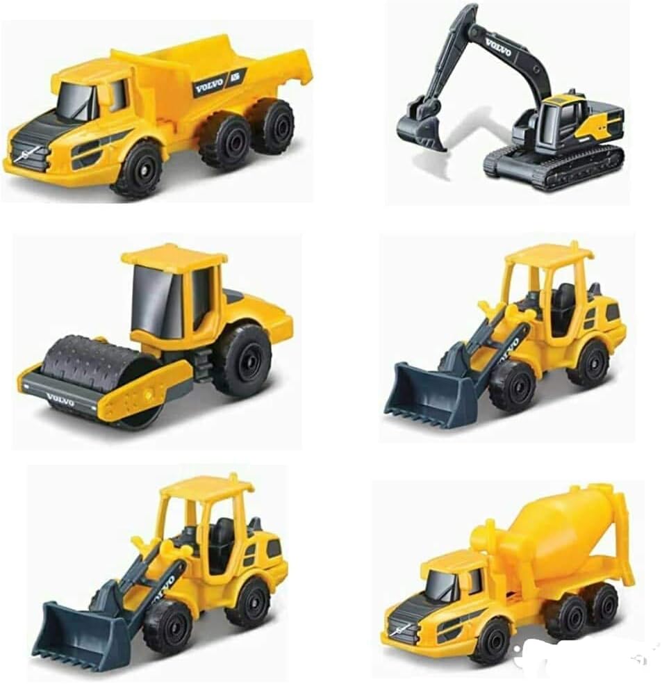 1:64 3" Mini Work Machines Volvo Construction – Super Anime Store