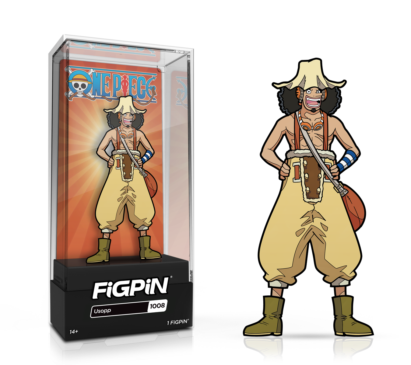 FiGPiN: One Piece - Usopp (1008) (Mighty Hobby Exclusive) – Super Anime ...