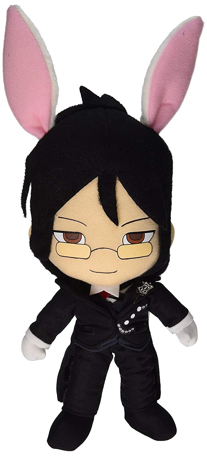Great Eastern Black Butler 9.5" Conejo Sebastian Muñeco de peluche ...